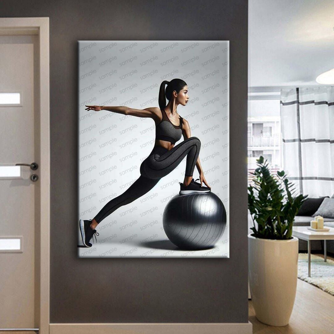 Peace, Pose, Align: Yoga Essence Wall Art Canvas Wall Art Plt21 - Etsy