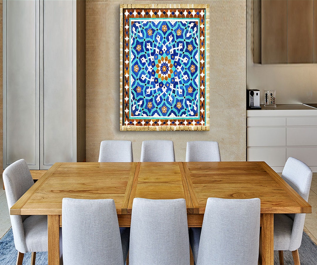 Ottoman Wall Tile Art, Turkish Tile Art, Çini Art, Very Authentic ...