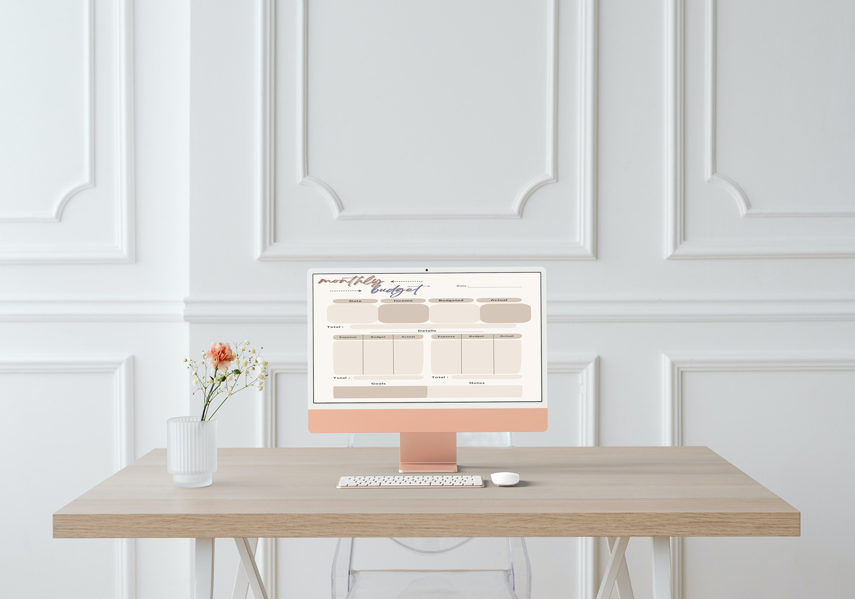 Monthly Budget Planner, Budget, Digital Download, Printable Budget ...