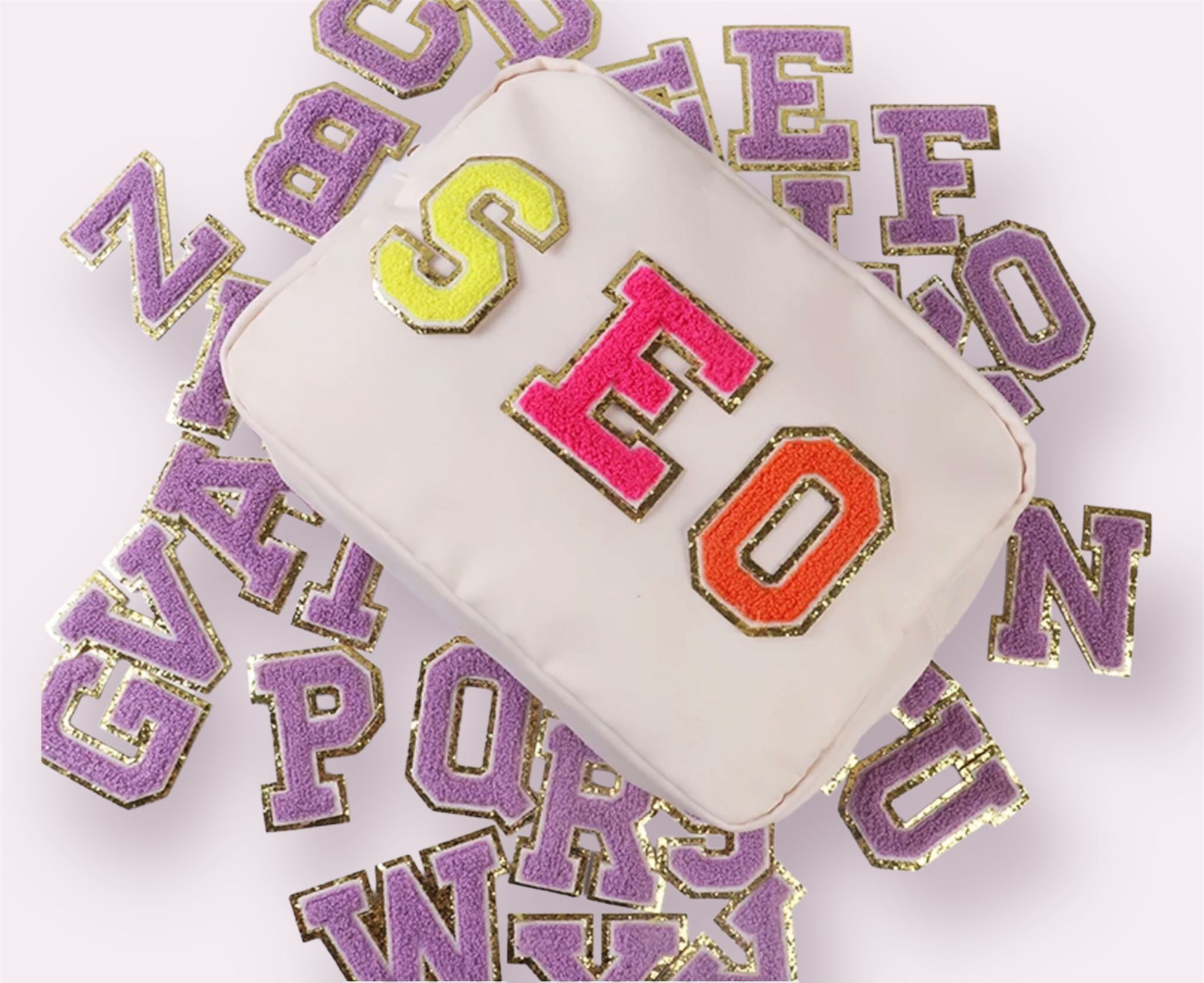 Chenille Iron-on Letter Patch Iron-on Letters Varsity Letter - Etsy