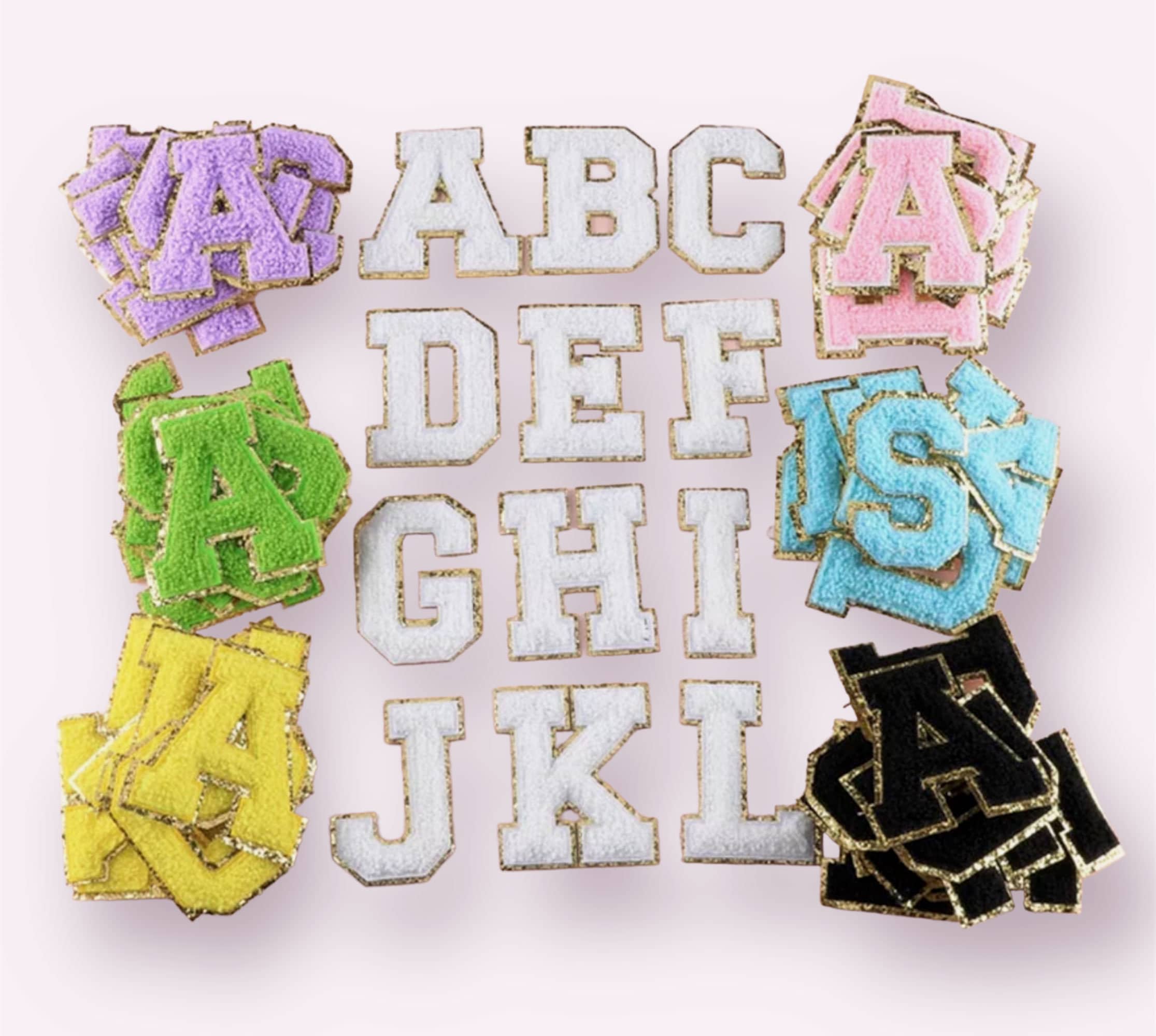Chenille Iron-on Letter Patch Iron-on Letters Varsity Letter - Etsy