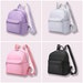 Custom Nylon Mini Backpack With Chenille Letters Personalized Backpack ...