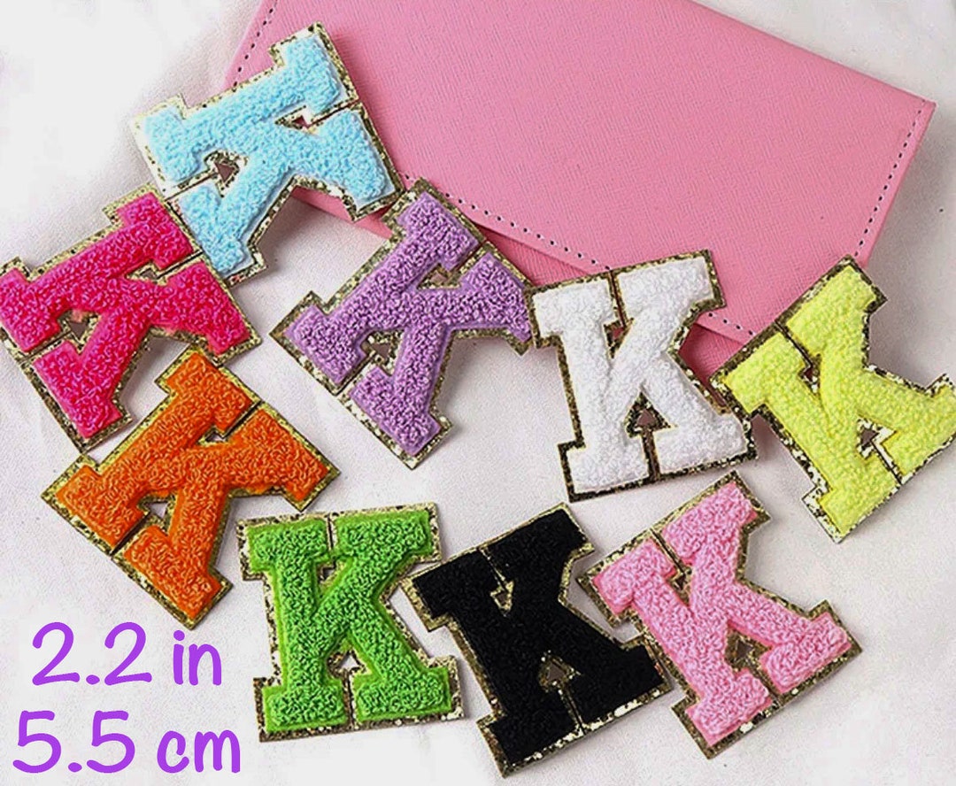 Chenille Self Adhesive Letter Patch Letters Varsity Letter for Backpack ...