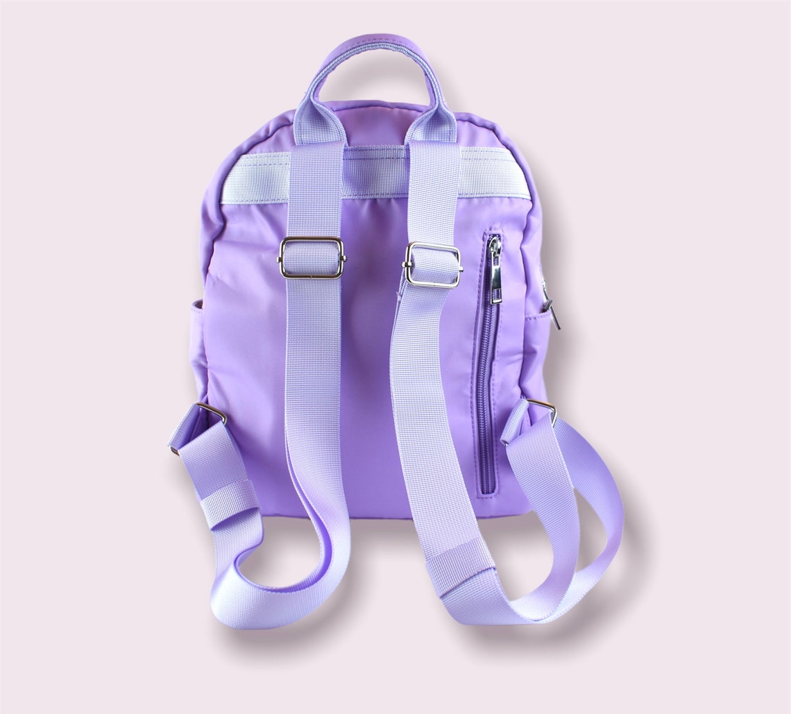 Custom Nylon Mini Backpack With Chenille Letters Personalized - Etsy