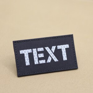 Your Own Text Number Lasercut Patch Custom Callsign Patches Customized ...
