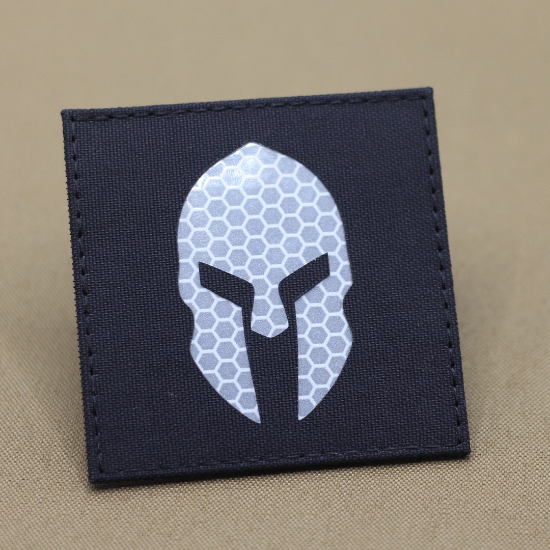 Spartan Patch Square With LOGO Custom Your Own Logo Lasercut Patch Customized IR Combat ID Patch ...