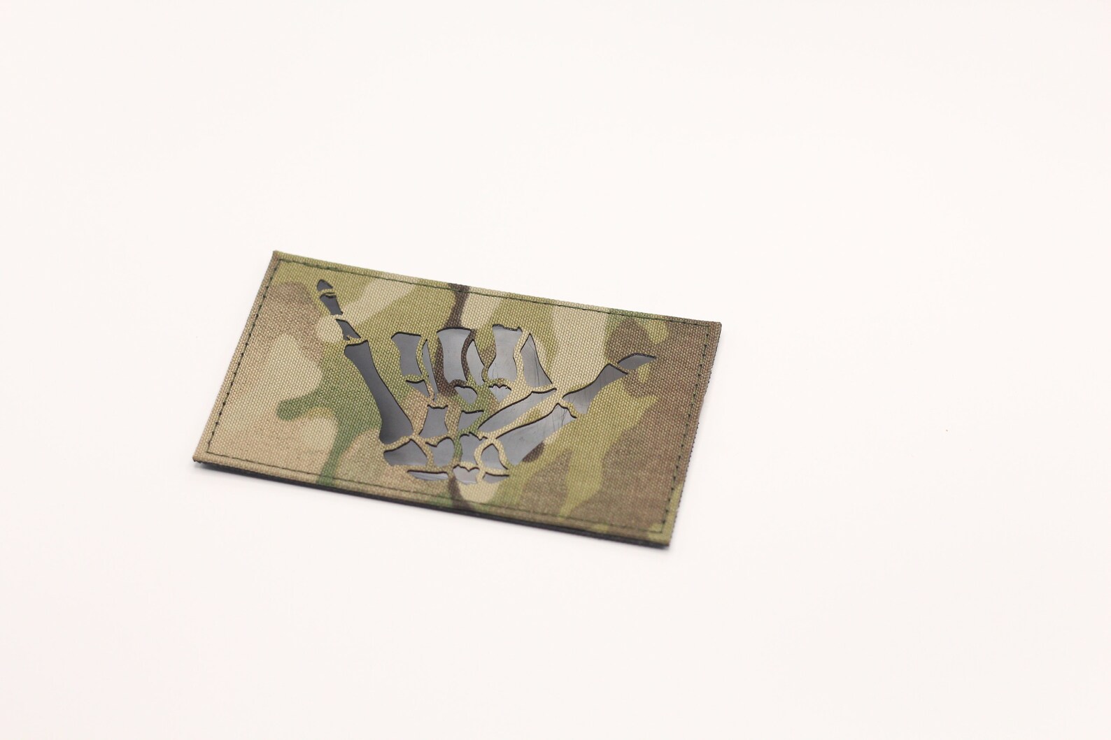 Skeleton Shaka Hang Loose Patch IR Combat ID Patch Military Patch ...