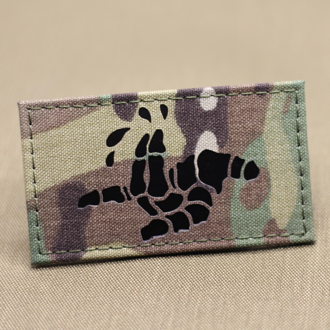 Squirt and Finger Patch Skeleton Finger Patch Combat ID Patch Military Patch Infrared Tactical ...