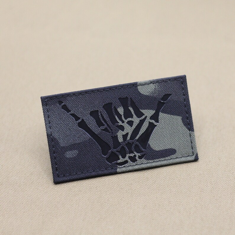 Skeleton Shaka Hang Loose Patch Combat ID Patch Military Patch - Etsy