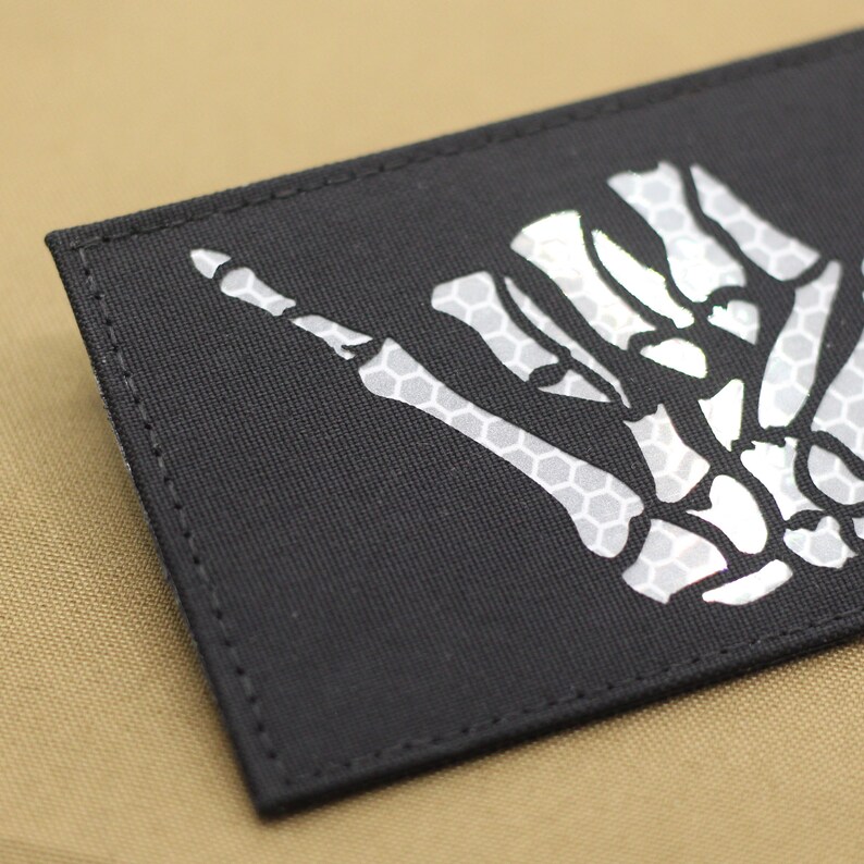 Skeleton Shaka Hang Loose Patch IR Combat ID Patch Military - Etsy