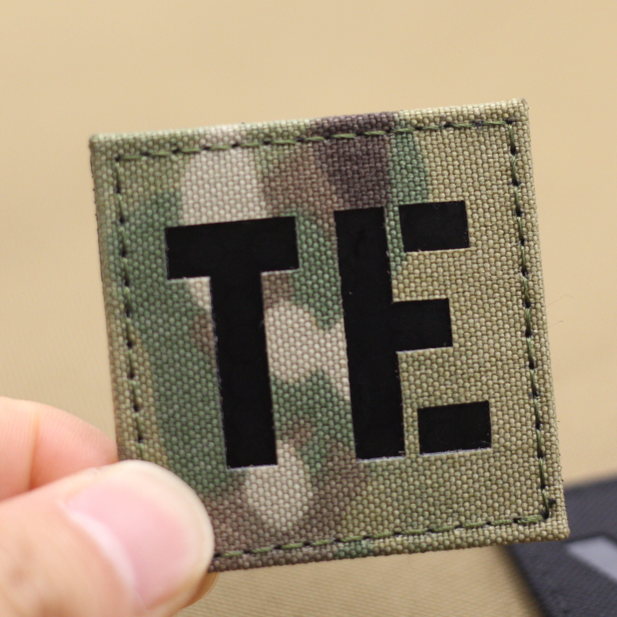 Custom Callsign Patches Your Own Text Lasercut Patch Customized IR ...