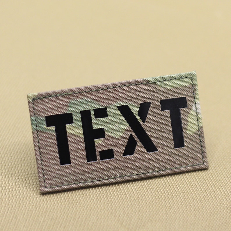 Custom Callsign Patches Your Own Text Lasercut Patch - Etsy