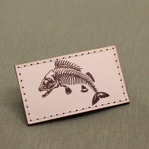 Leather Patch Cowhide Patch Skeleton Shaka Military Patch Tactical ...