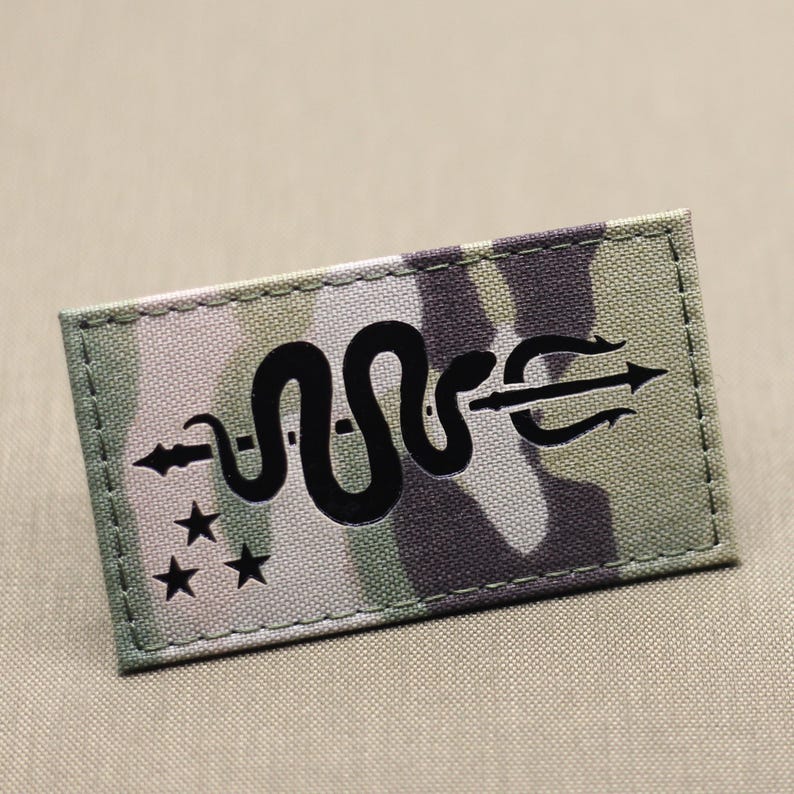 Snake and Trident Patch Strength and Speed Patch Military Infrared ...