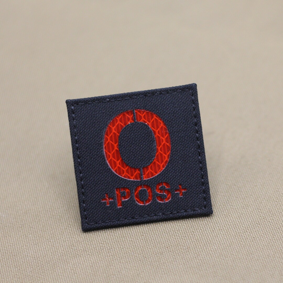 Blood Type Patch Medical Patch CS Paintballing Military Patch Helmet ...