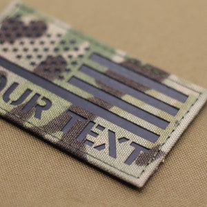 Custom Callsign Patches Your Own Text US Flag America Flag Patch IR ...