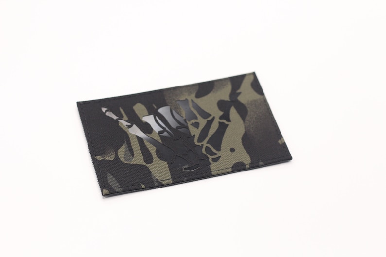 Skeleton Shaka Hang Loose Patch IR Combat ID Patch Military Patch ...
