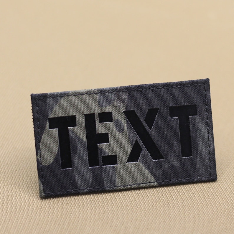 Custom Callsign Patches Your Own Text Lasercut Patch - Etsy