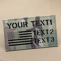 Custom Callsign Patches Your Own Text Number Lasercut Patch Customized ...