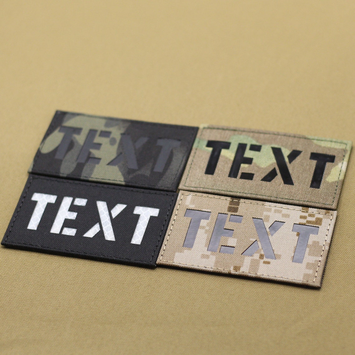 Custom Callsign Patches Your Own Text Lasercut Patch Etsy
