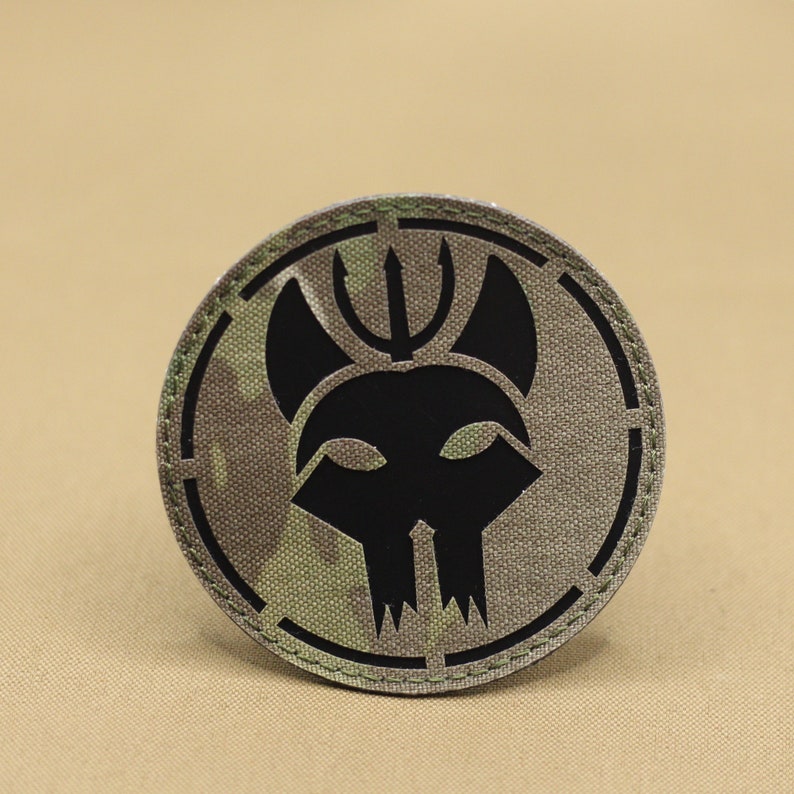 Hell Dog Military Patch IR Combat ID Patch Infrared Patch IR ...