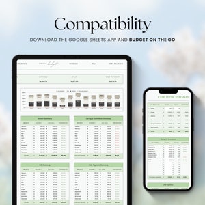 Annual Budget Spreadsheet Google Sheet, Monthly Income Expense Bill ...