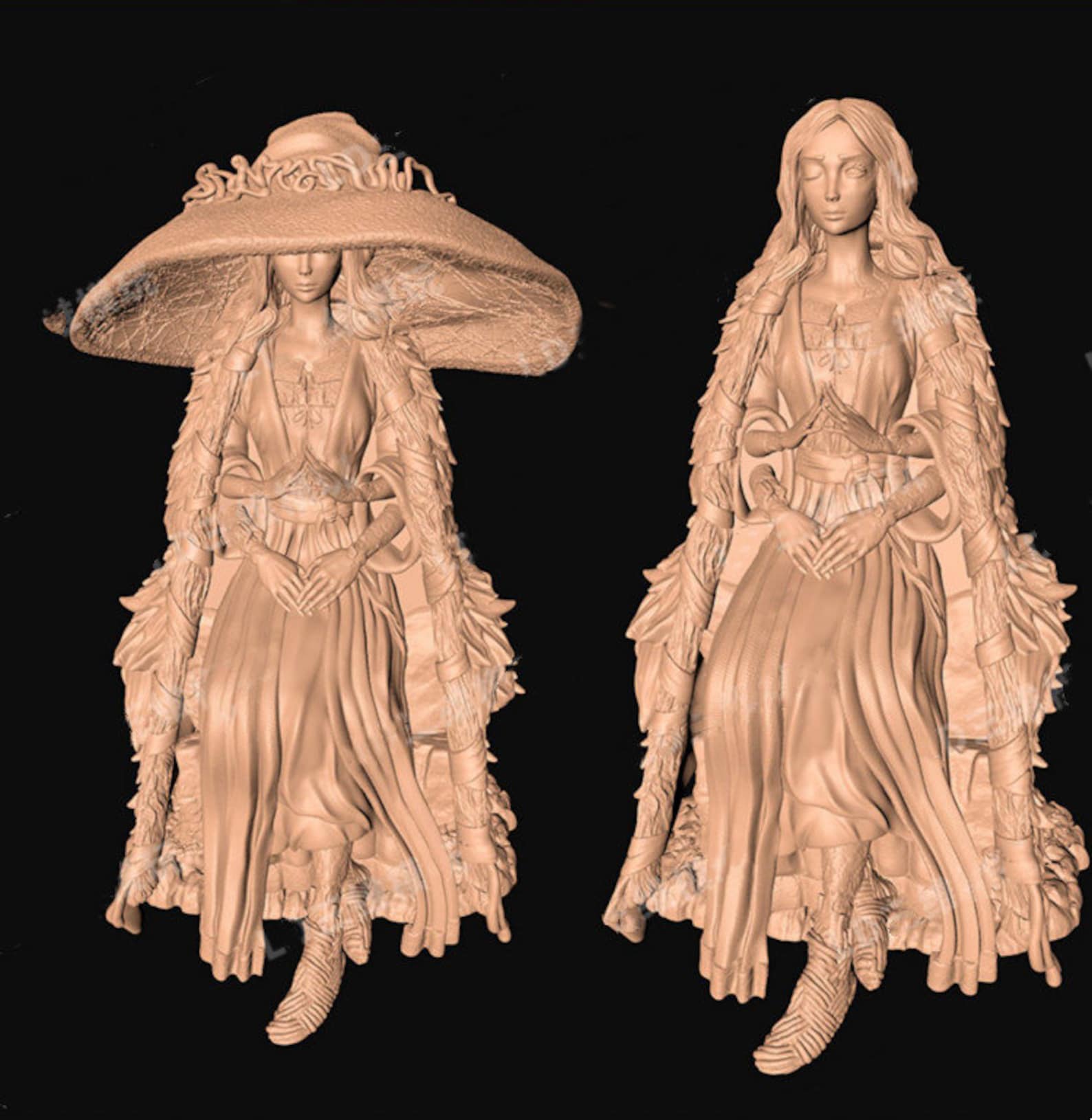 Elden Ring Ranni 3D STL File Elden Ring 3D Printed Figure - Etsy Singapore