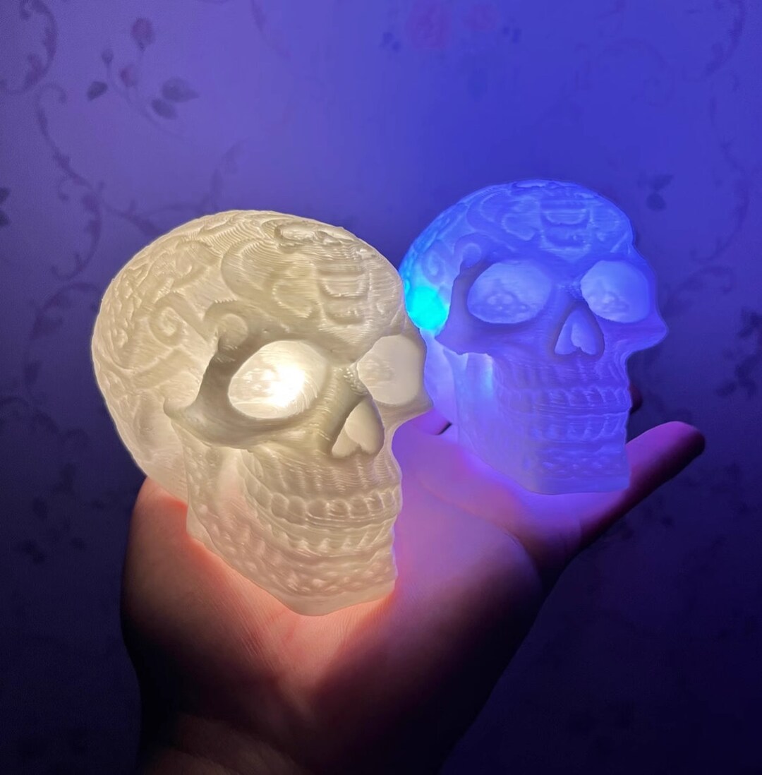 Celtic Skull Lamp Celtic Skull Night Light Lighted Skull - Etsy