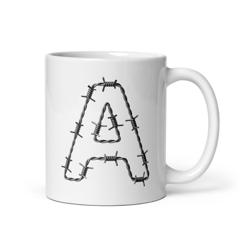 Barbed Wire Monogram - Etsy