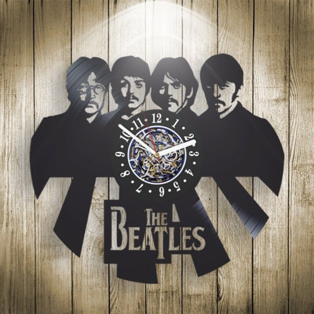 The Beatles Vinyl Record Handmade Wall Clock Music Legend Art Vintage ...