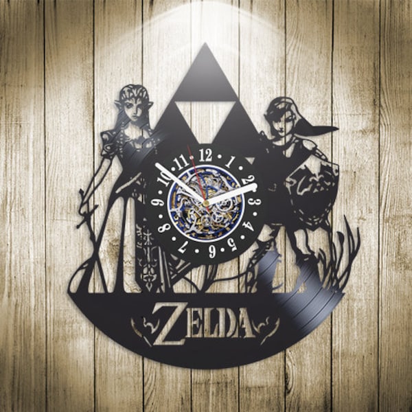 Zelda Link Vinyl Record Clock - Etsy