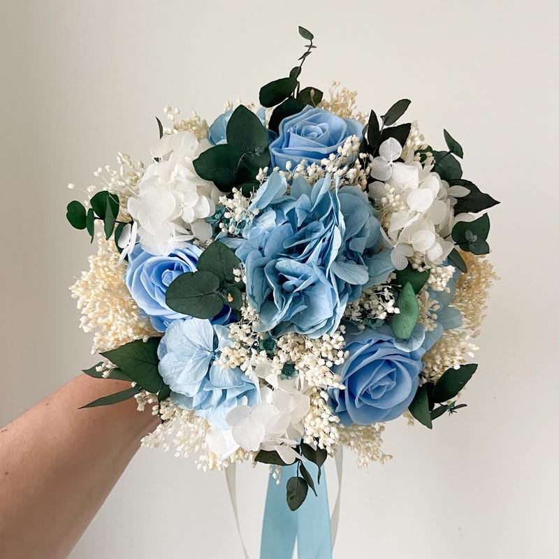Brautstrauß hortensie rosen weiß - Etsy.de