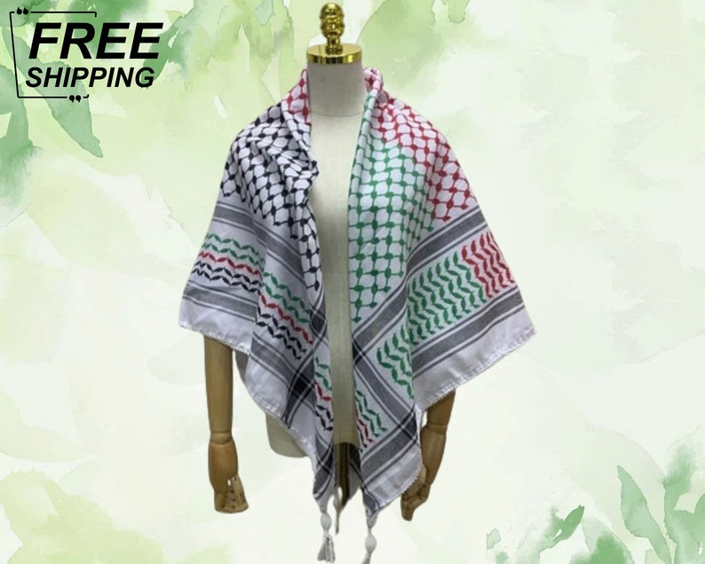 Unique Palestine Keffiyeh Scarf Vintage Traditional Keffiyeh - Etsy UK