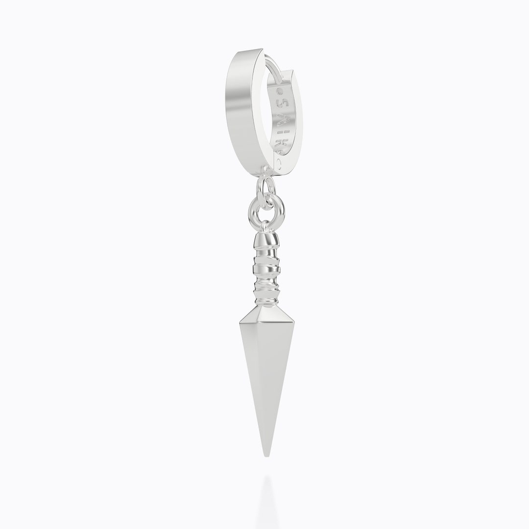 Kunai Pendant Earring, Japanese Ninja Samurai Blade, Minimalist ...