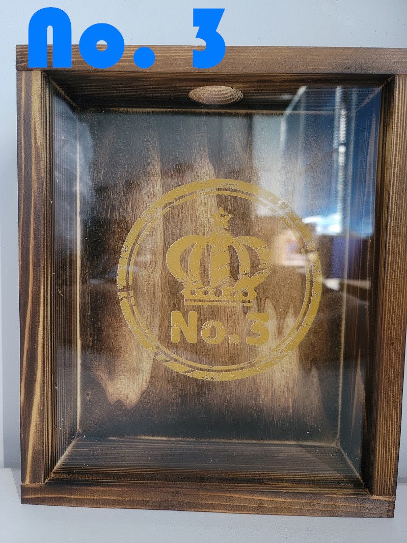 Wooden Wine Cork Box With Name Logo Beverage Wine Vino Prosecco Gin ...