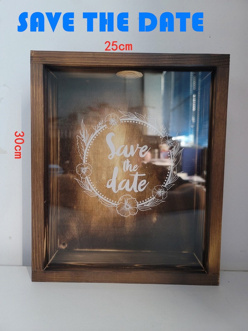 Wooden Wine Cork Box With Name Logo Beverage Wine Vino Prosecco Gin ...