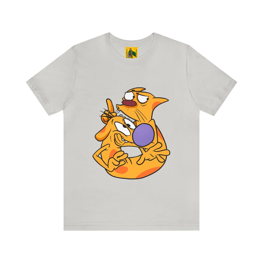 Catdog Cartoon Nickelodeon Artist Designed Unisex Jersey Short - Etsy