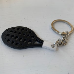 Tennis Racket Custom Keyring, 3d Print Stl File, 3d Printing, Keychain ...