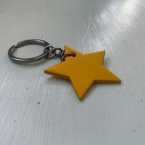 Star Custom Keyring, 3d Print Stl File, 3d Printing, Keychain, Birthday ...