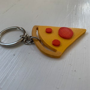 Pizza Slice Custom Keyring, 3d Print Stl File, 3d Printing, Keychain ...