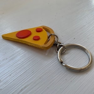 Pizza Slice Custom Keyring, 3d Print Stl File, 3d Printing, Keychain ...