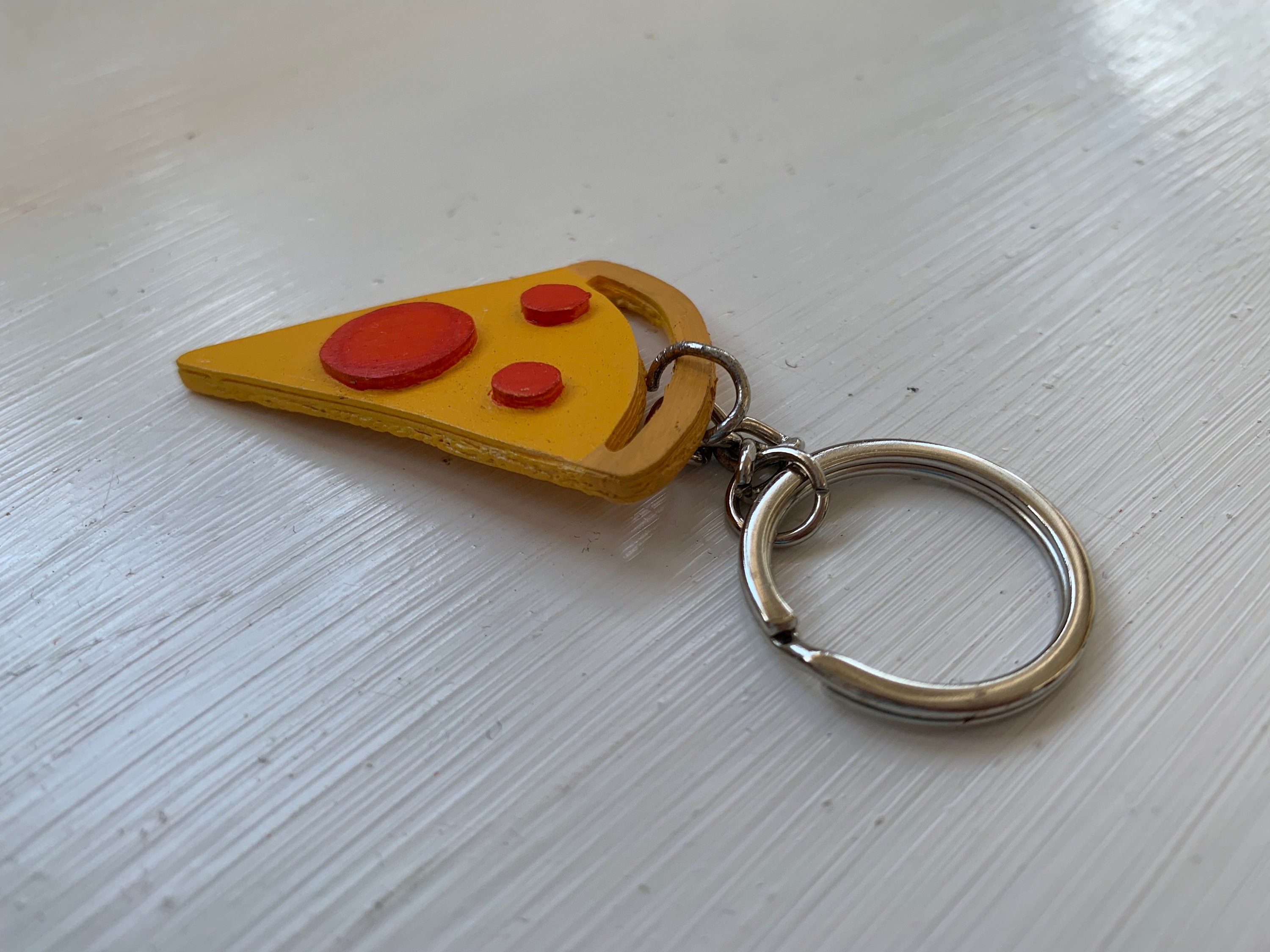 Pizza Slice Custom Keyring, 3d Print Stl File, 3d Printing, Keychain ...
