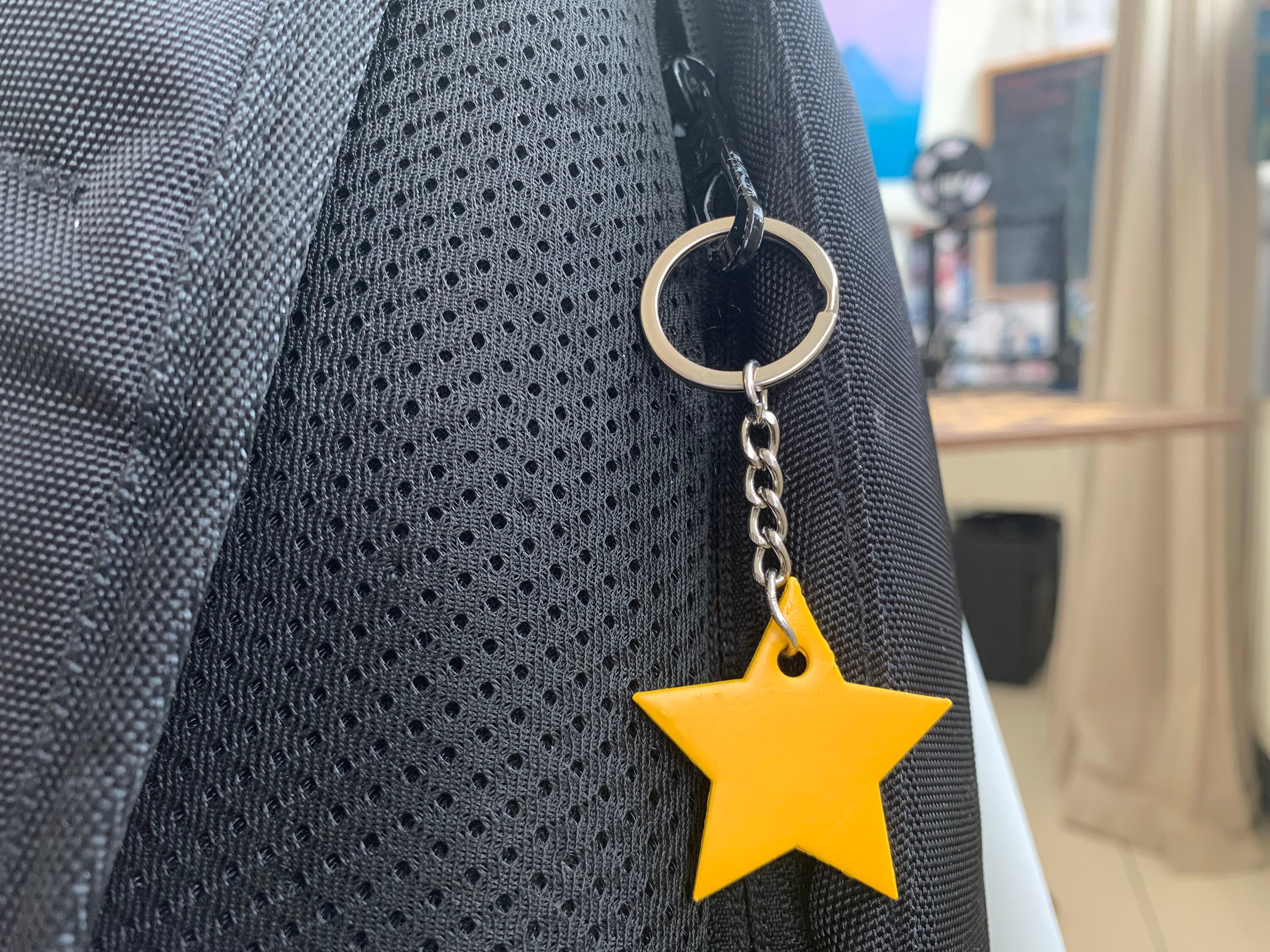 Star Custom Keyring, 3d Print Stl File, 3d Printing, Keychain, Birthday ...