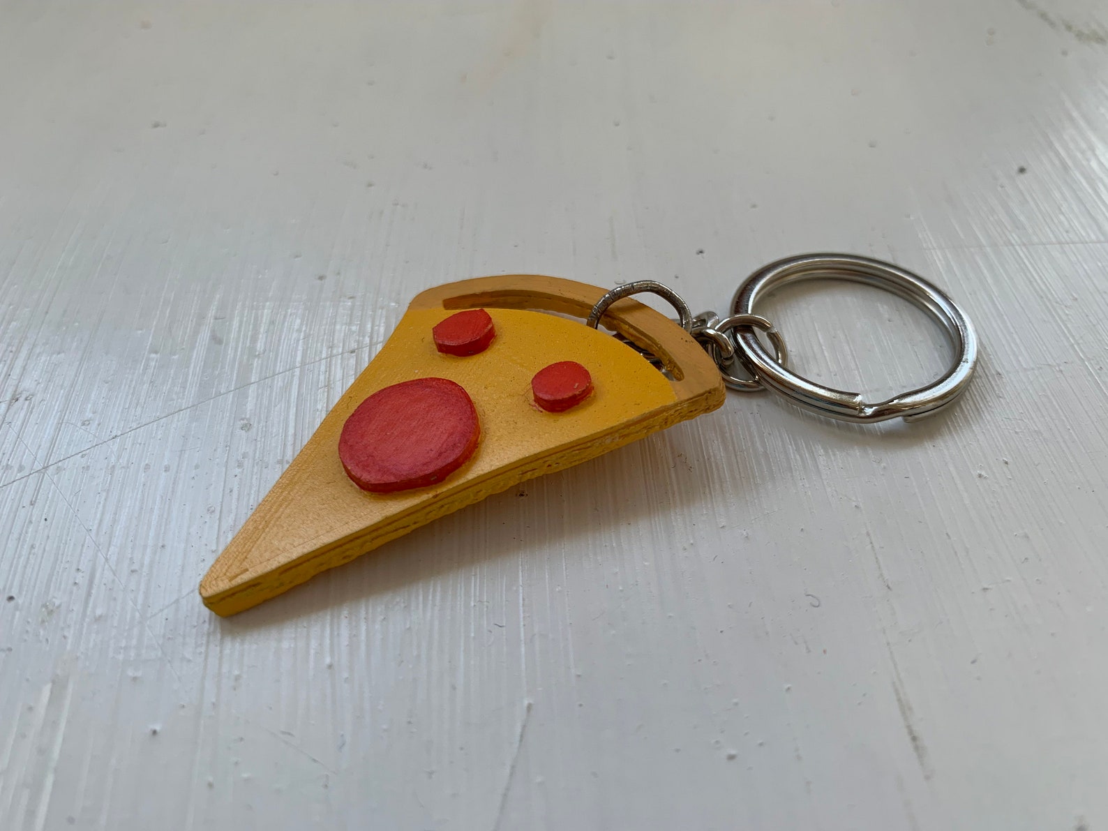 Pizza Slice Custom Keyring, 3d Print Stl File, 3d Printing, Keychain ...