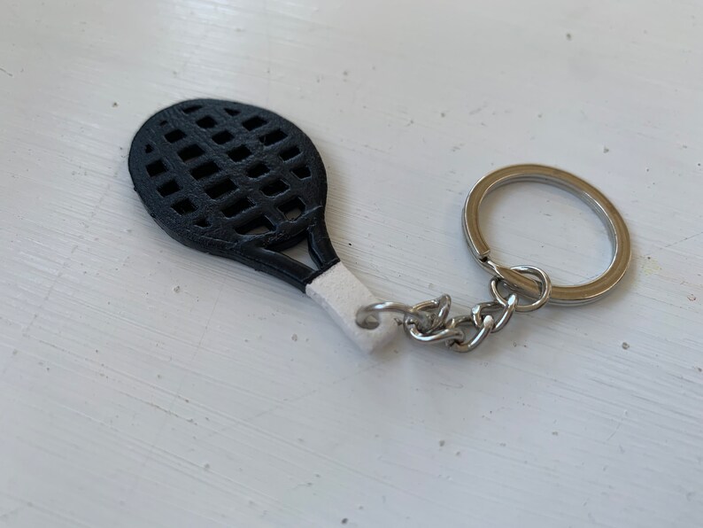 Tennis Racket Custom Keyring, 3d Print Stl File, 3d Printing, Keychain ...