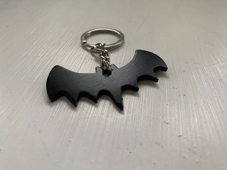 Bat Custom Keyring, 3d Print Stl File, 3d Printing, Keychain, Birthday ...