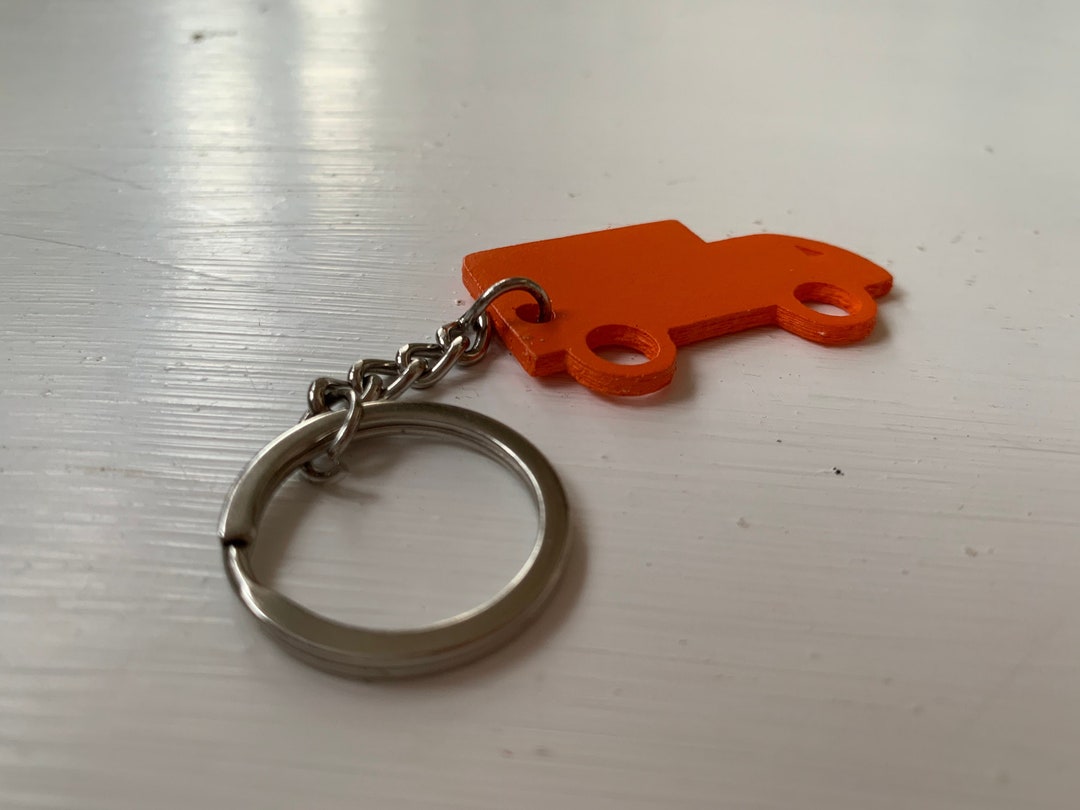 Van Custom Keyring, 3d Print Stl File, 3d Printing, Keychain, Birthday ...