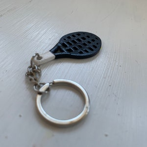 Tennis Racket Custom Keyring, 3d Print Stl File, 3d Printing, Keychain ...