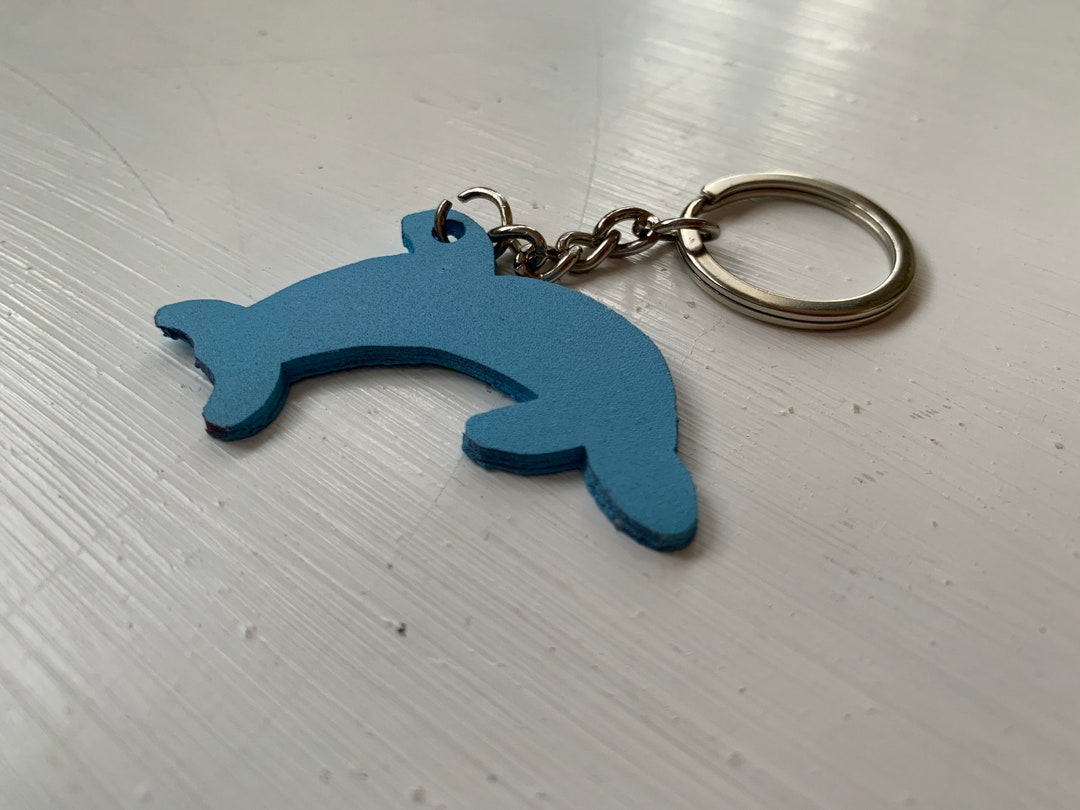 Dolphin Custom Keyring, 3d Print Stl File, 3d Printing, Keychain ...