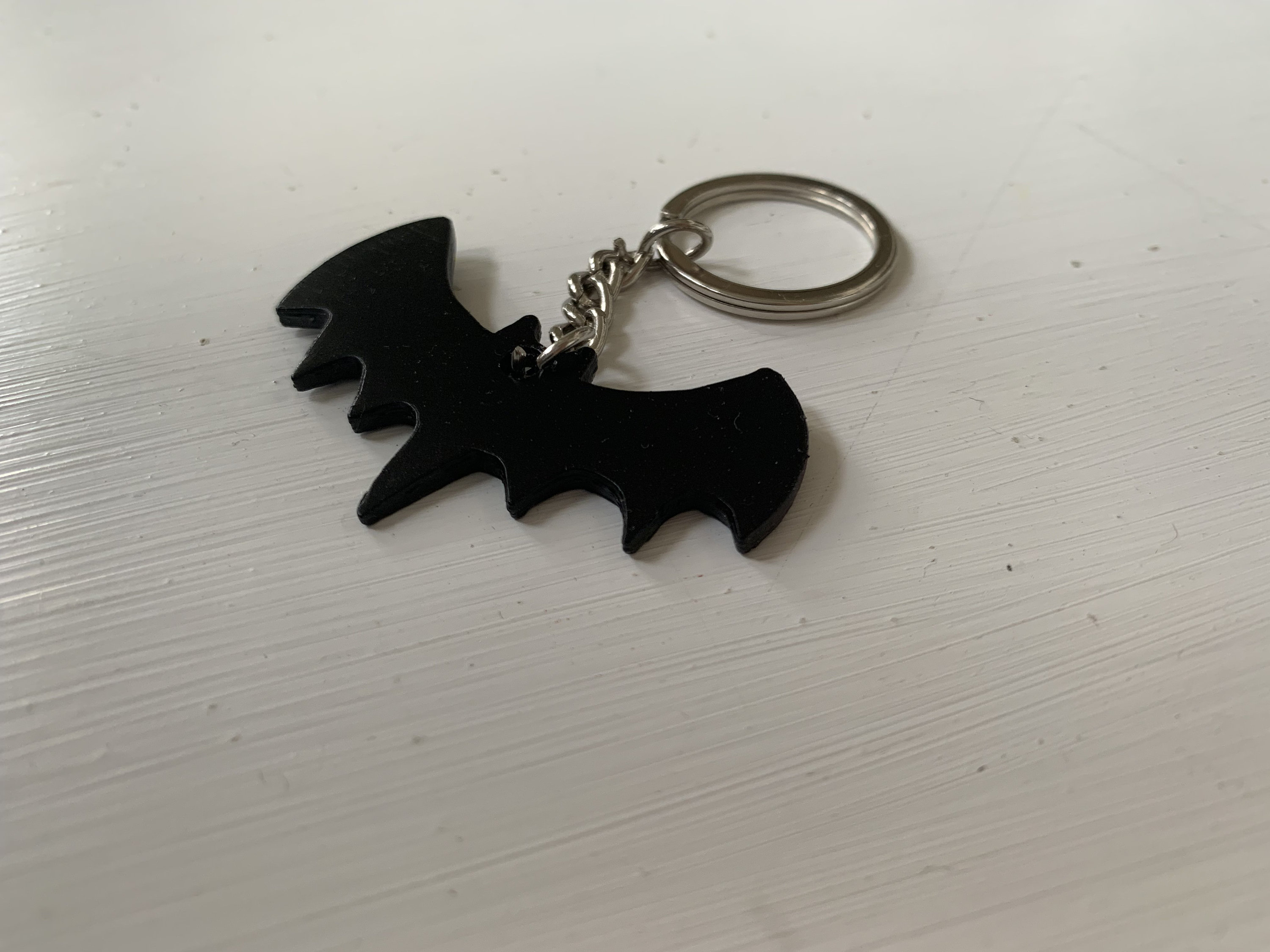 Bat Custom Keyring, 3d Print Stl File, 3d Printing, Keychain, Birthday ...